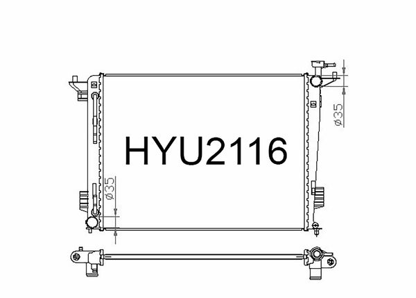 Kia Sportage SL 2.0L Petrol 2010-2015 Radiator | Fenix Radiators