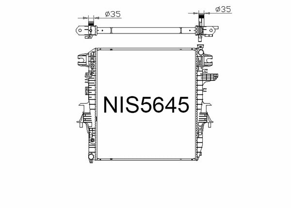 Nissan Patrol Y62 5.6L Petrol 2010- Radiator | Fenix Radiators