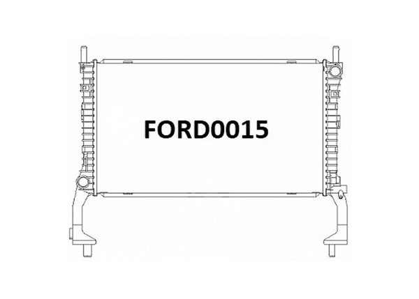 Ford Mustang EcoBoost S550 2.3L Petrol 2015- Radiator
