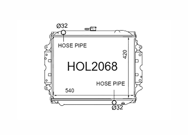Holden Rodeo TF 2.2L & 2.8L Diesel 1998-2003 Radiator | Fenix Radiators