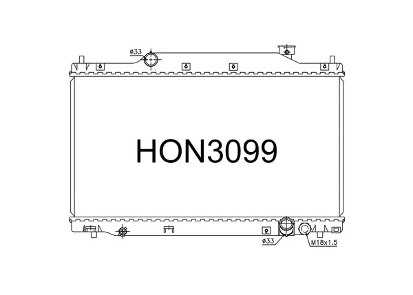 Honda Civic Type R EP3 2001-2005 Radiator | Fenix Radiators