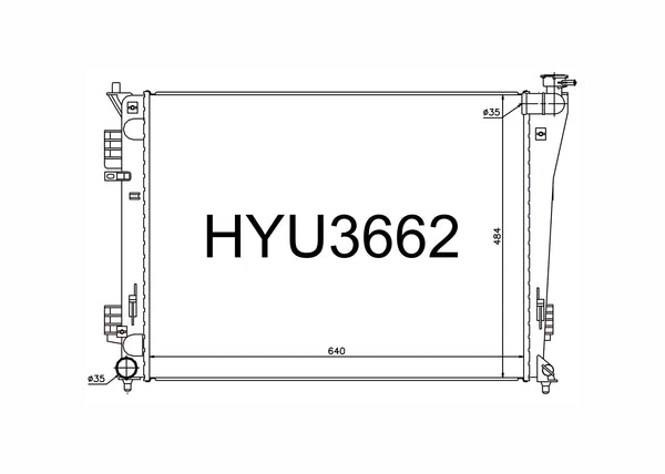 Hyundai i40 Petrol 2011-2019 Radiator | Fenix Radiators