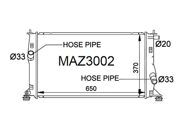 Mazda 5 / Premacy [CR] Petrol 2004-2010 Radiator | Fenix Radiators