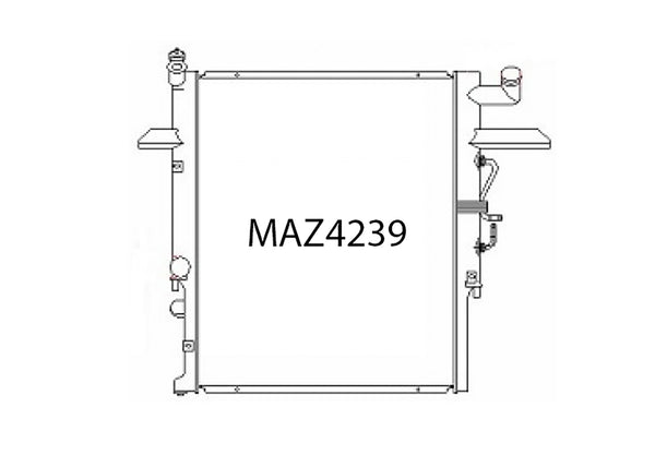 Ford Econovan 2.5L 4Cyl Diesel 1997-2003 Radiator | Fenix Radiators