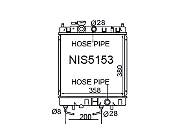 Nissan Micra / March K11C 1.4L Petrol 2000-2003 Radiator