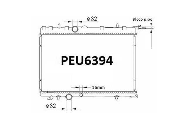 Peugeot 206 & 307 Petrol 2001-2012 Radiator | Fenix Radiators