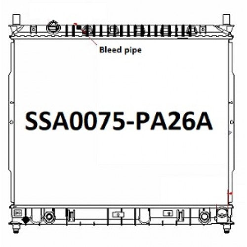 Ssangyong Rexton Y200 2.7L Diesel 2001-2006 Radiator | Fenix Radiators