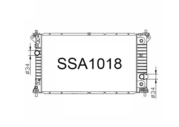 Ssangyong Korando C200 2010-2019 Radiator | Fenix Radiators