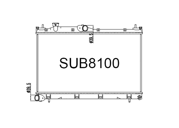 2019 Subaru Forester SK 2.5L Radiator NZ | Fenix Radiators