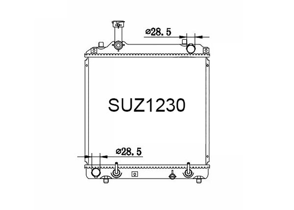 Suzuki Alto HA25 1.0L Petrol 2009-2014 Radiator | Fenix Radiators