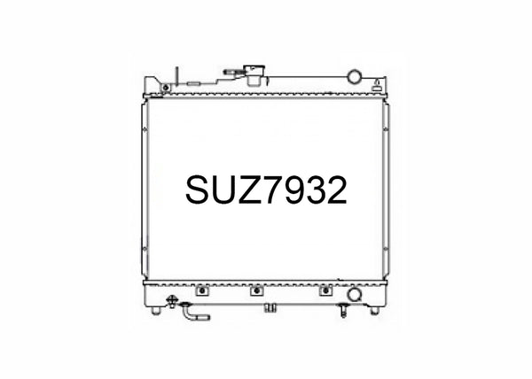 Suzuki Jimny / Samurai JB23, JB33 & JB43 1.3L Petrol 1998-2018 Radiator ...