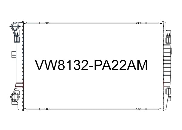 Volkswagen Golf MKVII Passat B8 & Tiguan II 2013- Radiator | Fenix ...